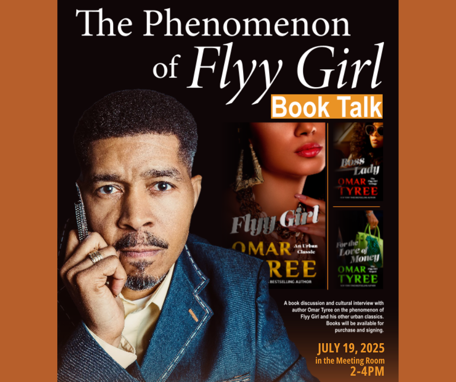 Southfield Public Library to host Flyy Girl Book Talk with Omar Tyree July 19 | City of Southfield